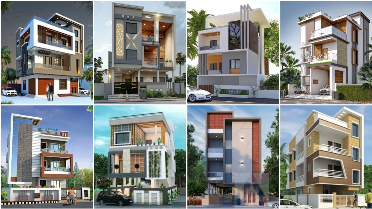 g+2 house elevation | g+2 house design | g+2 house design pictures ...