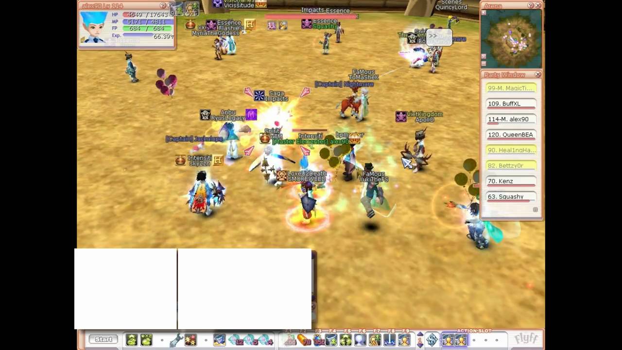 Flyff arena "Immortal man" part 1 - YouTube