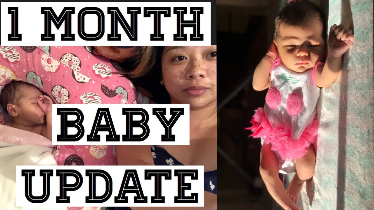 1 MONTH BABY UPDATE || MeiiMags - YouTube