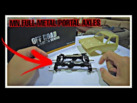 WPL C14 custom build | MN Full Metal PORTAL Axles - YouTube