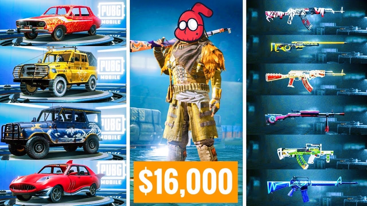 Sevou’s PUBG MOBILE Inventory Review 16,000$ | By GodNixon - YouTube