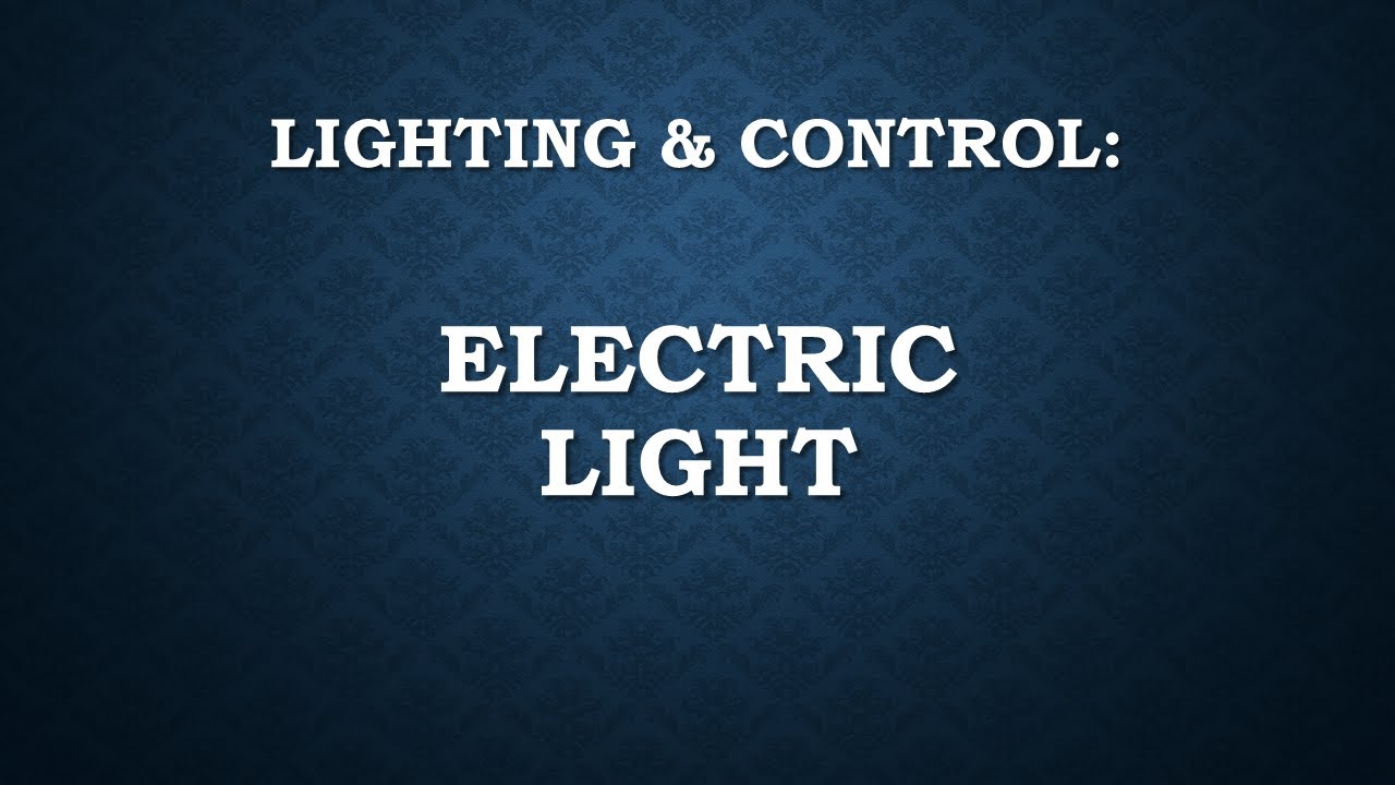 Electric Light - YouTube