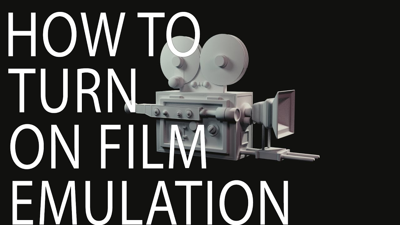 BLENDER QUICK TIP: Turn On Film Emulation - YouTube