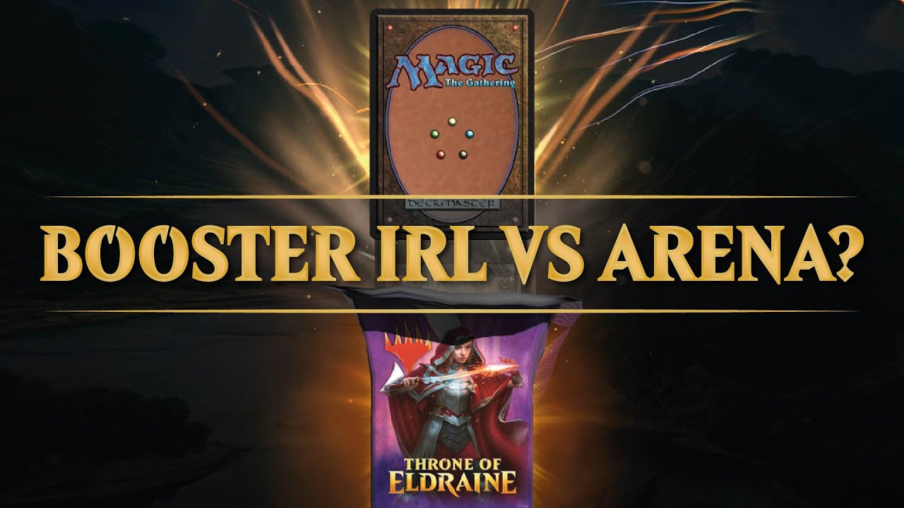 Por que amamos tanto abrir booster IRL e não no Arena? - YouTube