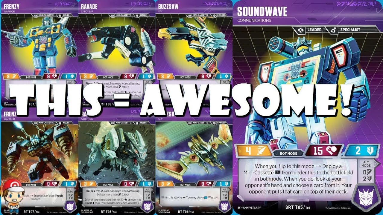New Soundwave and Mini-Cassettes Revealed! SDCC Exclusive! - YouTube