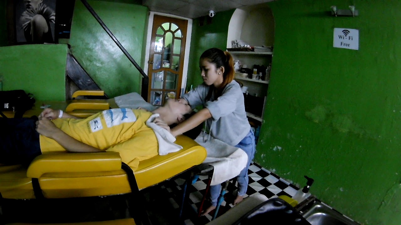 Myanmar Shampoo Massage ミャンマーのシャンプーマッサージ FHD0029 - YouTube