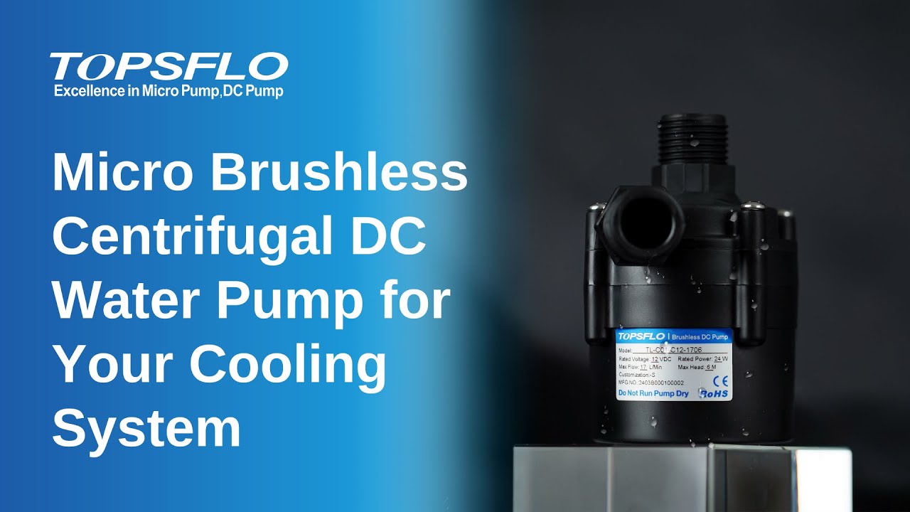 High-end Micro Brushless DC Water Pump for Your Cooling System - YouTube