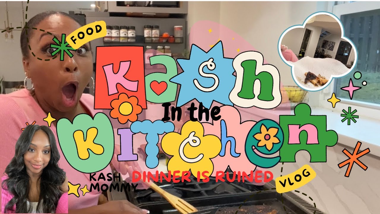 KASH💰 In the Kitchen 👩‍🍳 cooking for her family😳 Disaster & it’s all ...