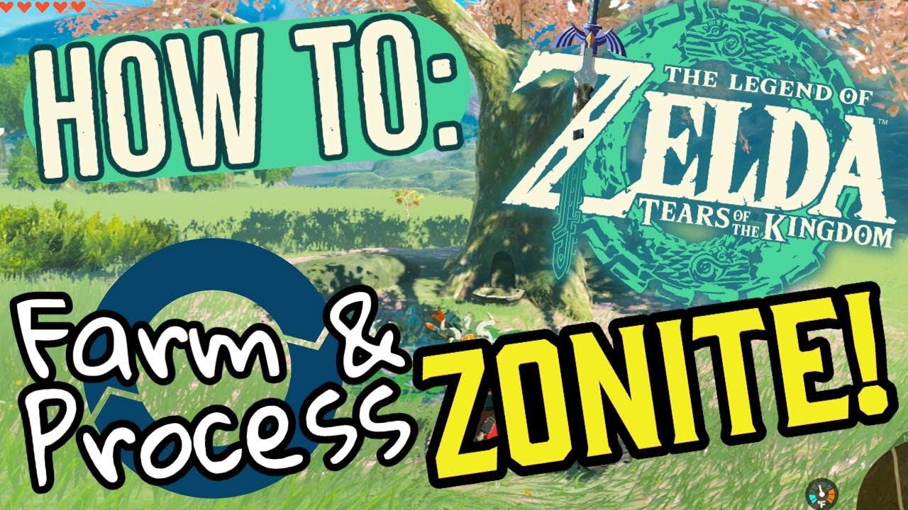 How to Farm and Process Zonite in Zelda Tears of the Kingdom - YouTube
