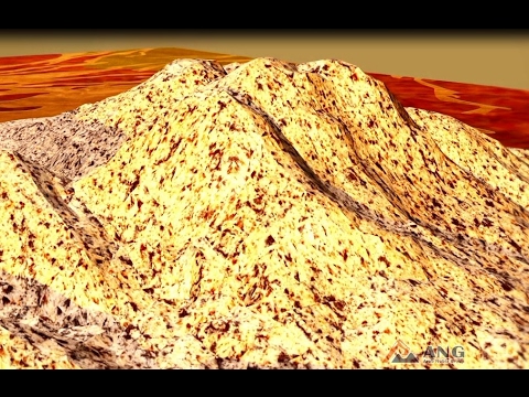3D geology map with real rock textures - YouTube