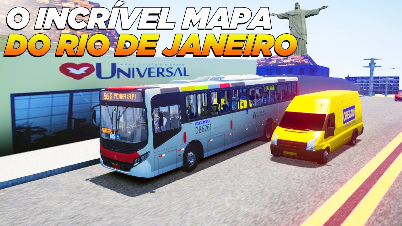 O INCRÍVEL MAPA DA ZONA NORTE DO RIO DE JANEIRO! - PROTON BUS SIMULATOR ...