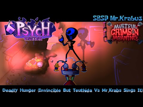 Deadly Hunger FNF (Invincible But Teuthida Vs Mr.Krabs Sings it ...