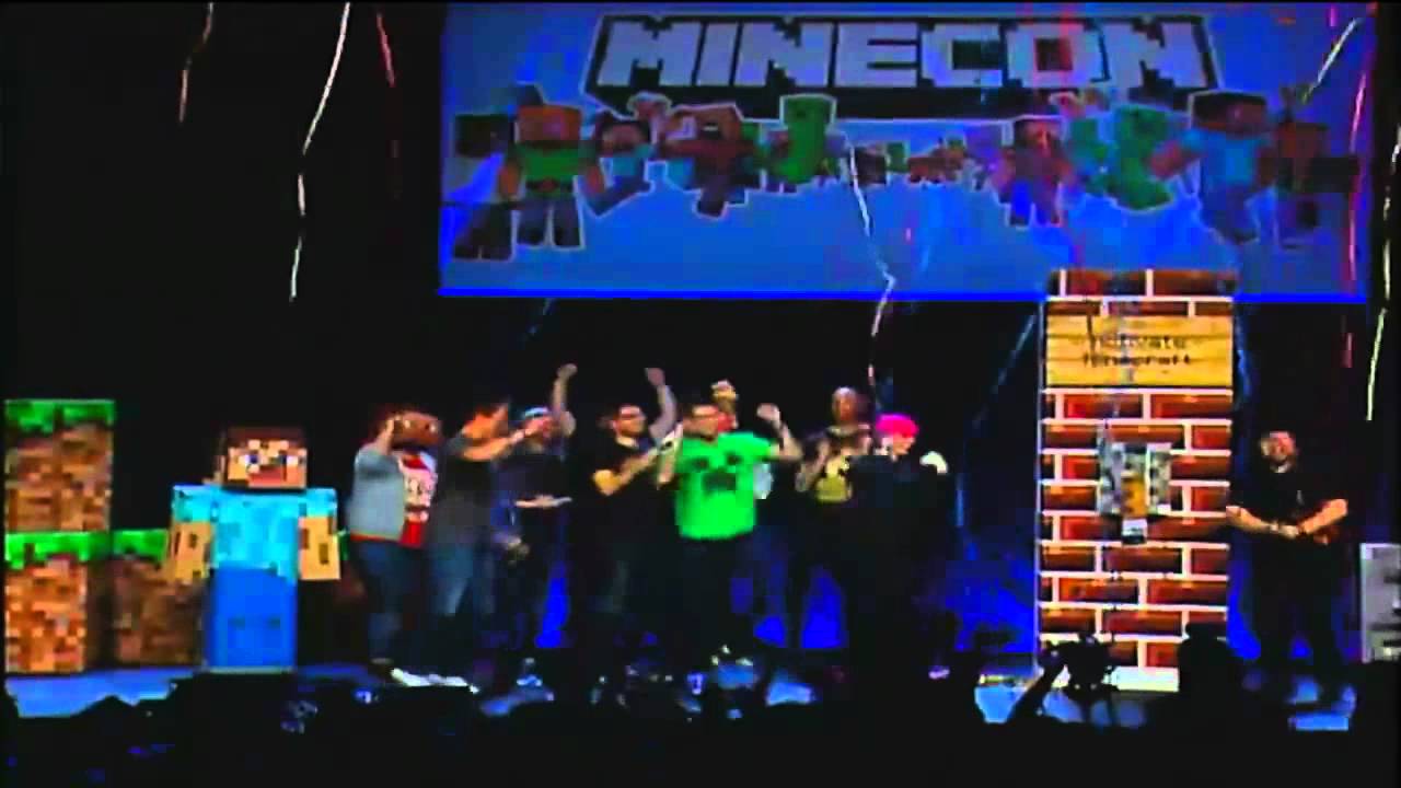 Notch Pulls The Lever To Release Minecraft! - YouTube