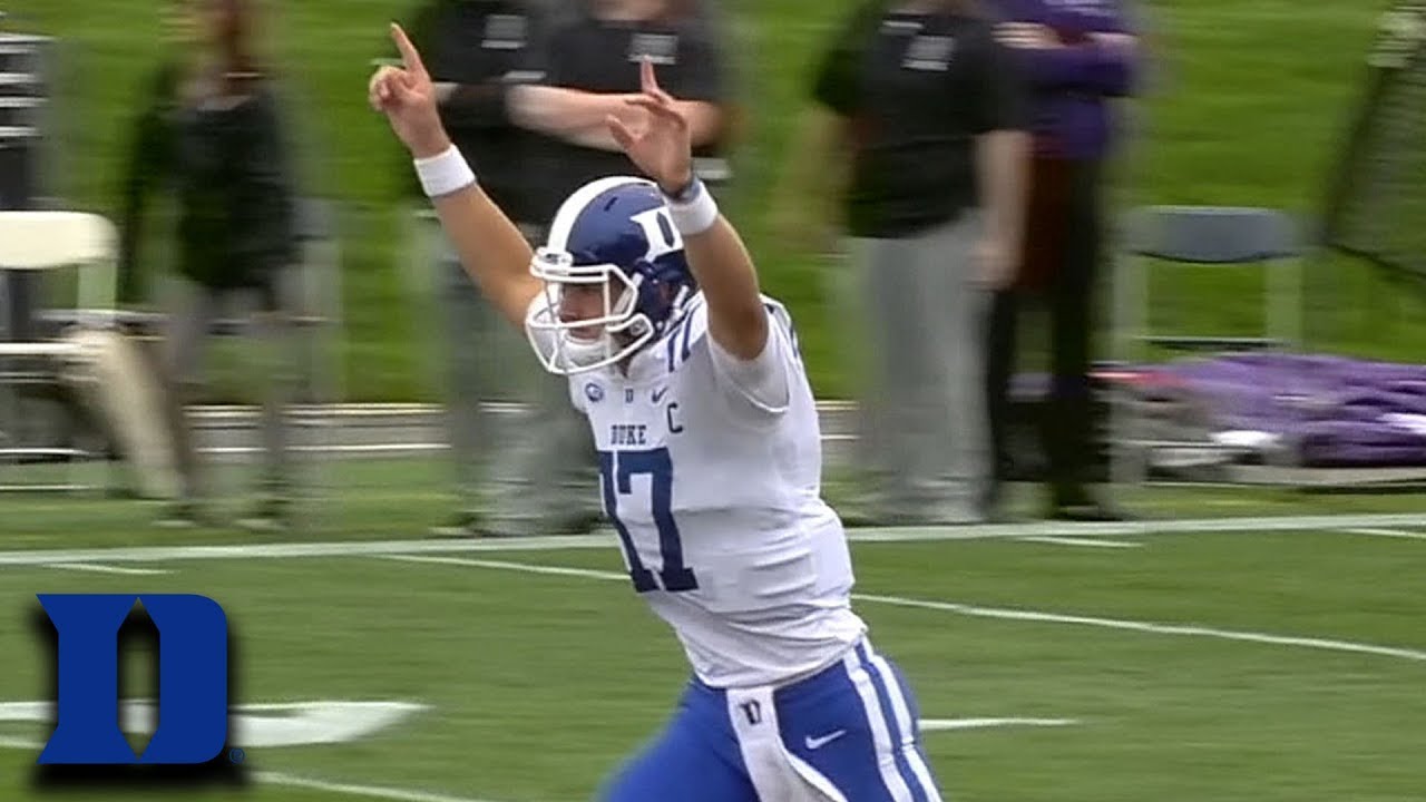 Duke's Johnathan Lloyd Hauls In 52-Yard TD From Daniel Jones - YouTube