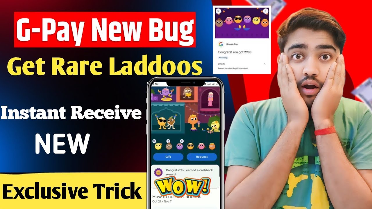 Google pay laddoos | google pay new bug get all laddoos | trendy dosti ...