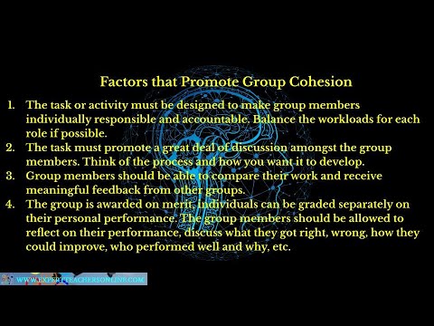 Unit 7.3 Factors that Promote Group Cohesion - YouTube