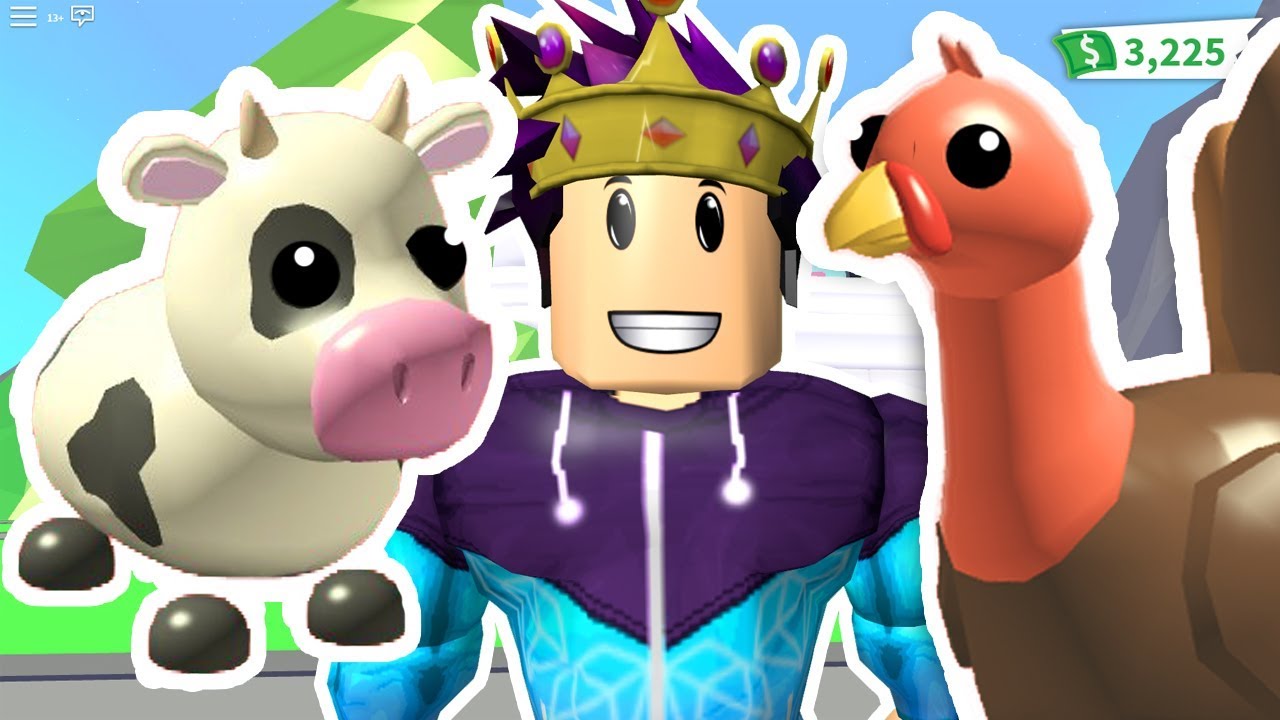 ACTUALIZACIÓN *adopt me* esperando Nuevas mascotas PAVOS y VACAS! 😱🐮 ...