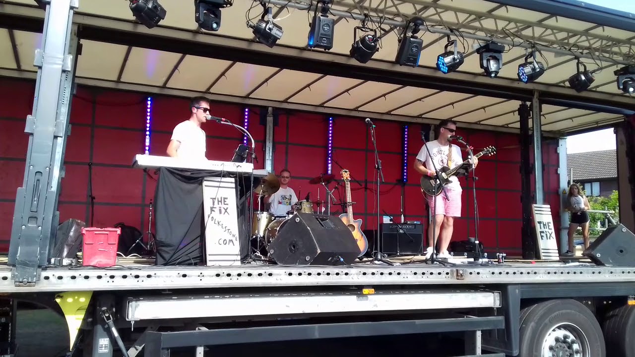 The Fix band from Folkestone August 4th at Hawkinge Music Festival 2018 ...