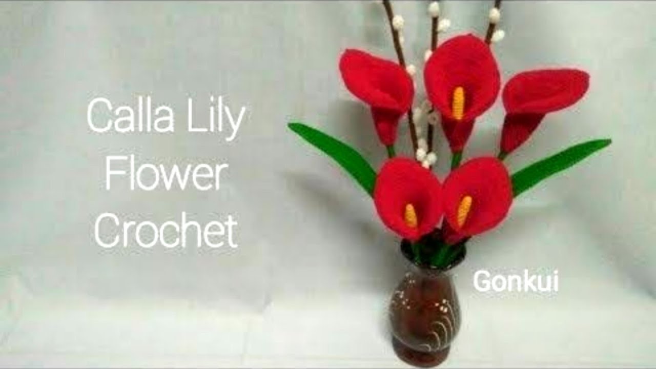 Crochet flower | Crochet Calla Lily flower ,Petals #crochetflower # ...