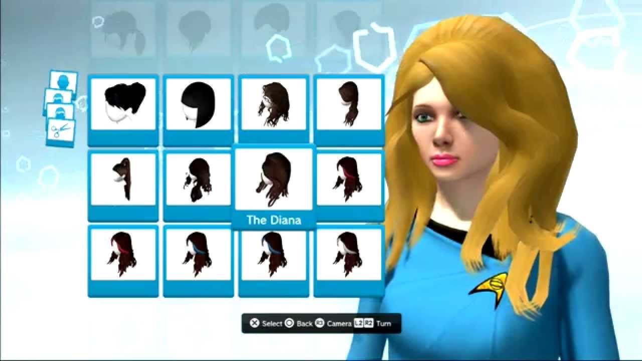 Hairstyles for female avatar - Playstation Home - video 1 - YouTube