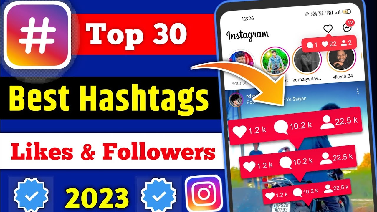 Top 30 Best Hashtags For Instagram 2023🤓 | Instagram ke 30 Viral tags ...