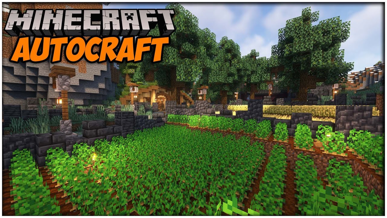 AutoCraft 2: Starter Town Overhaul (Minecraft 1.18 Survival) - YouTube