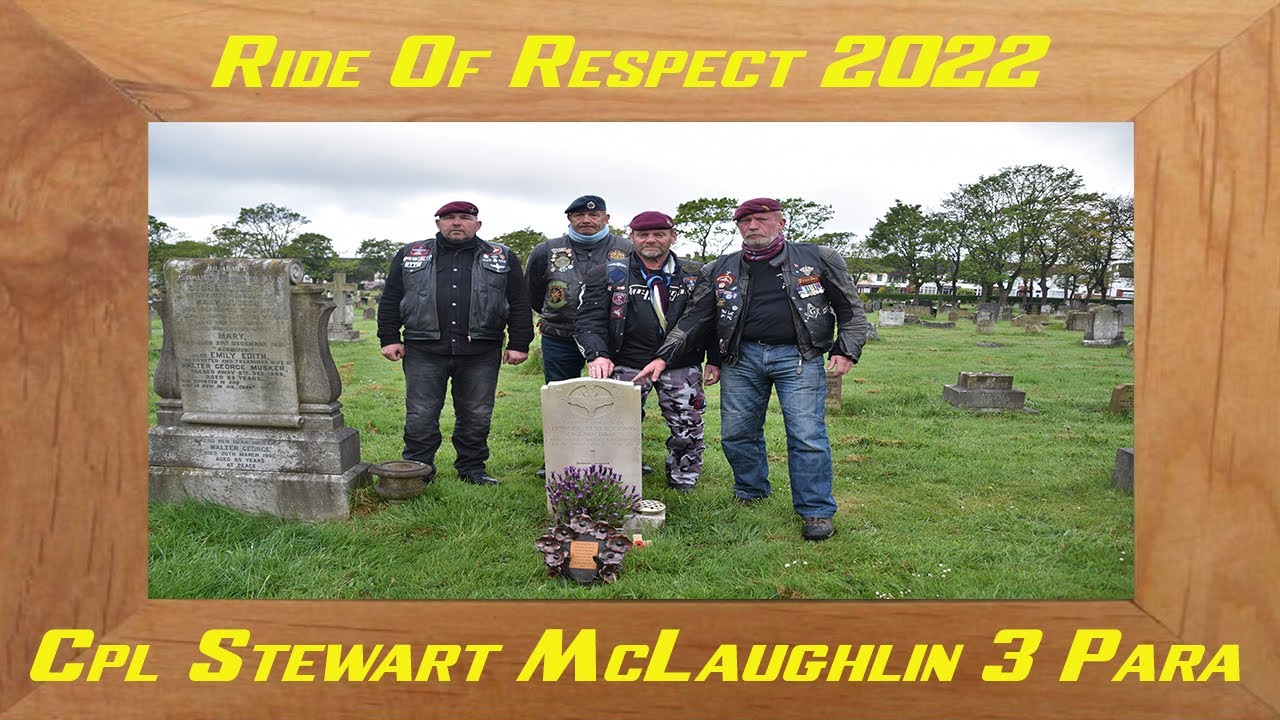 Ride Of Respect 2022, Cpl Stewart McLaughlin 3 Para, Rake Lane Cemetery ...
