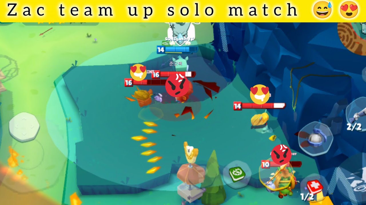 Zac Solo matching My Friends | Zooba Zac Game play 😜😅 - YouTube