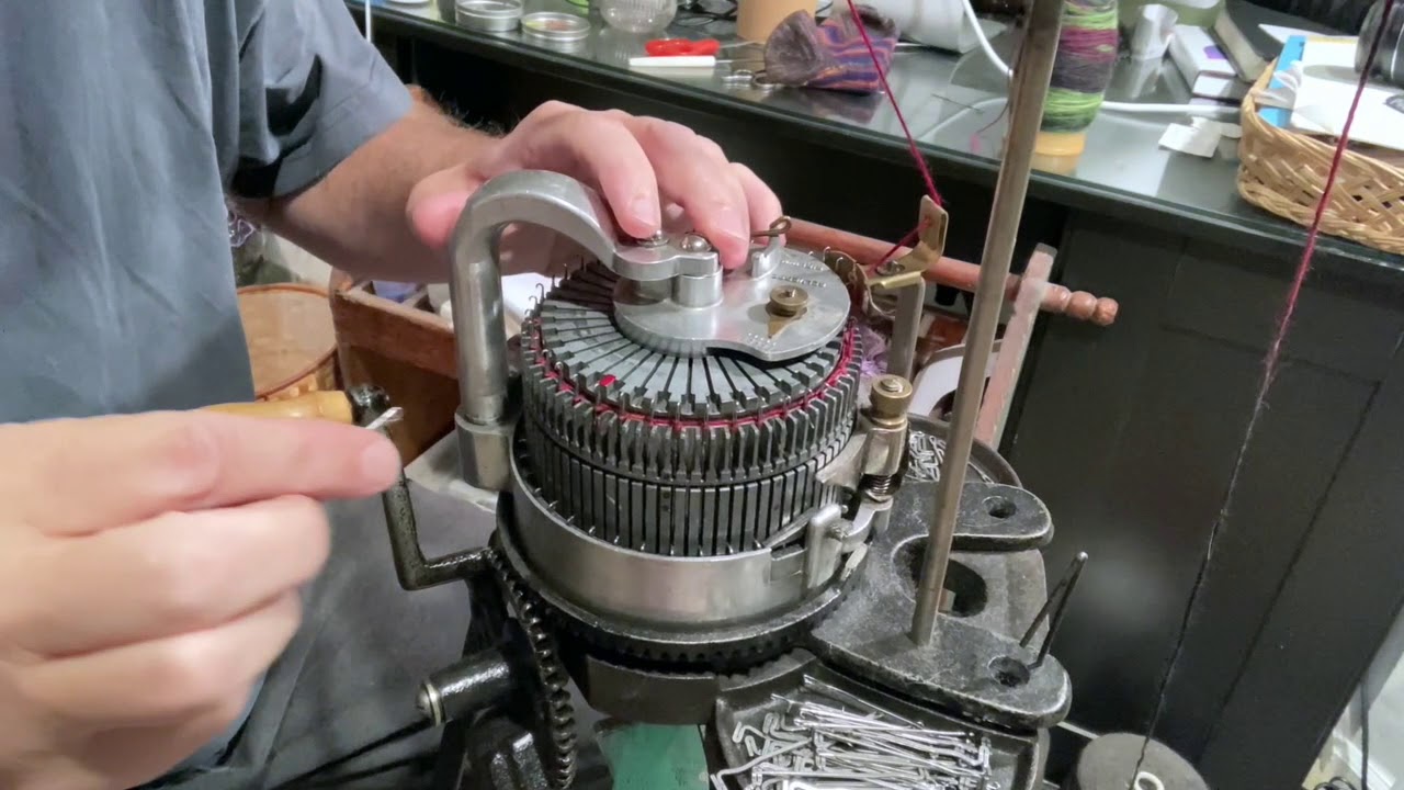 Circular Sock Knitting Machine (CSM) Standard Sock Demo - YouTube
