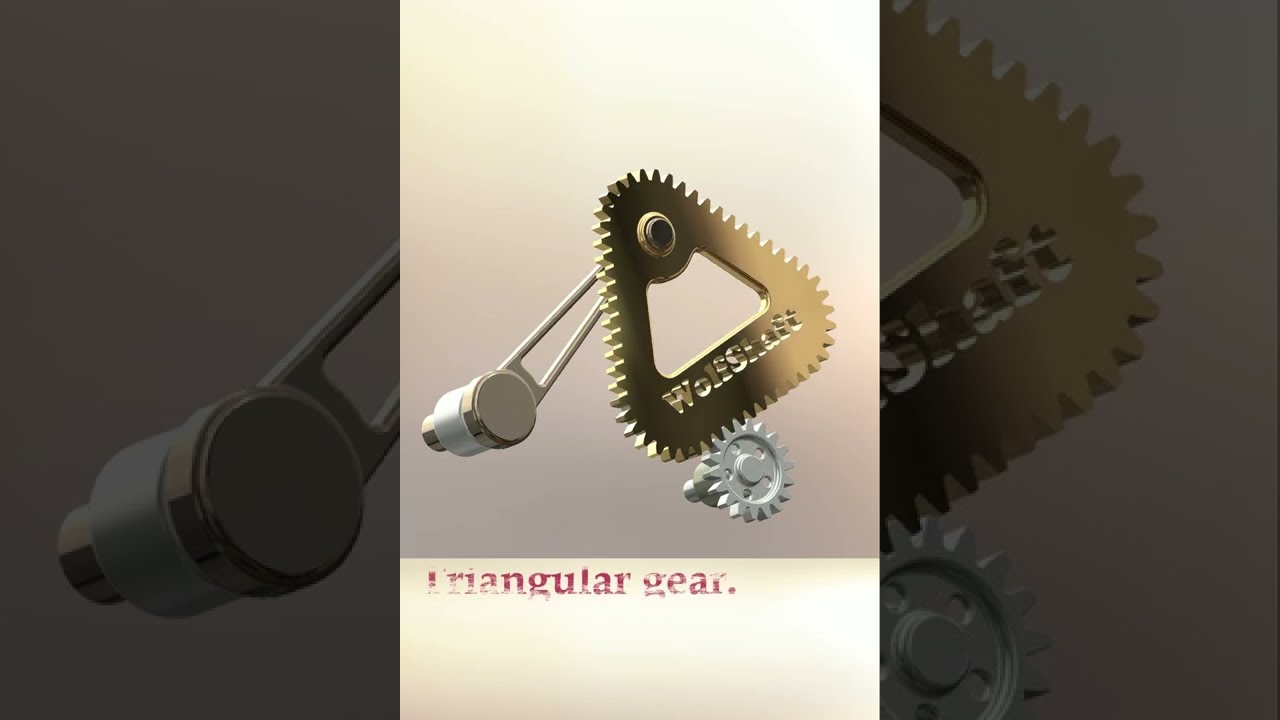 Mechanical principles - Triangular gear - YouTube