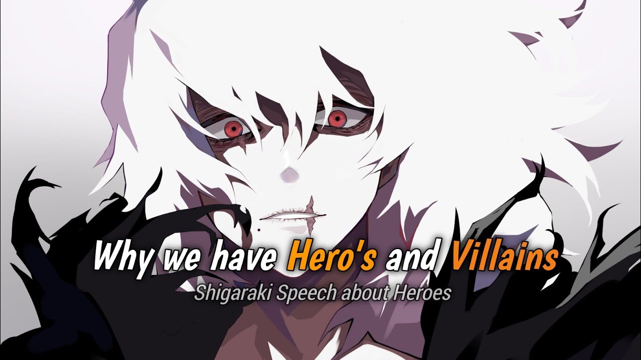 Shigaraki Speech About Heroes l Boku No Hero Academia - YouTube