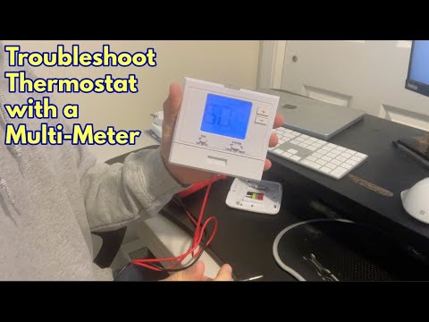 How to test a HVAC thermostat with a multimeter DIY diagnostics - YouTube