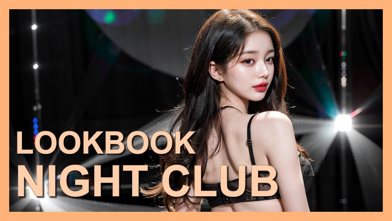 [4K] Night-Club Lookbook by Nayoung, AI Model | 룩북, 여친룩 | ルックブック - YouTube