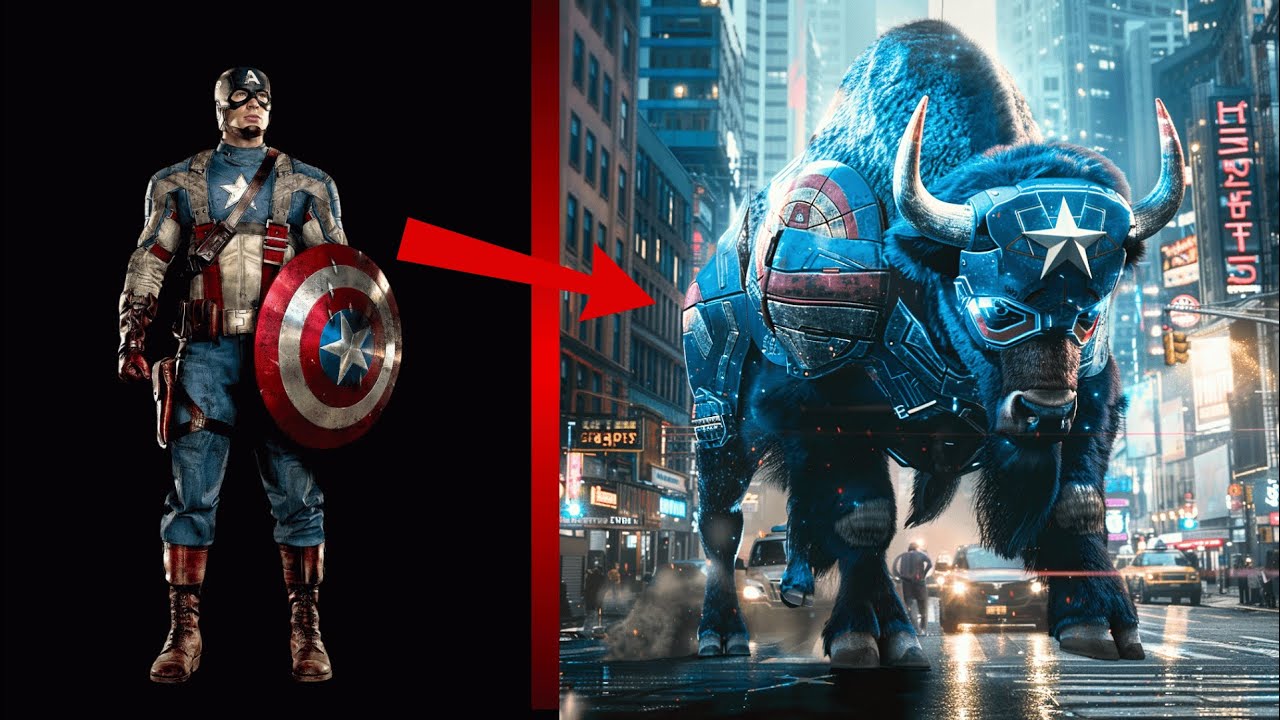 AVENGERS But BISON VENGERS 🔥 All Characters marvel & DC 2024 BISON 🔥 ...