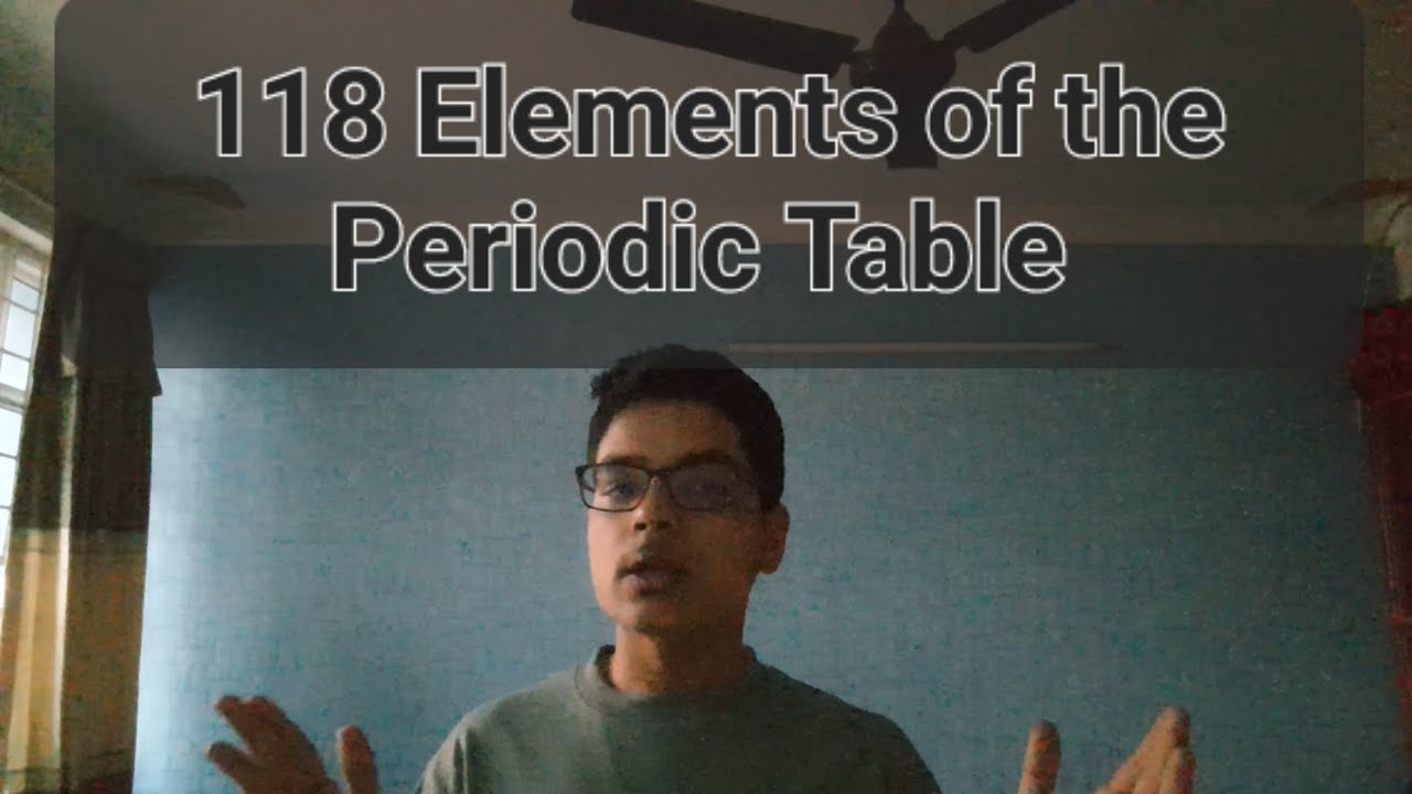 I Memorized All 118 Elements! - YouTube
