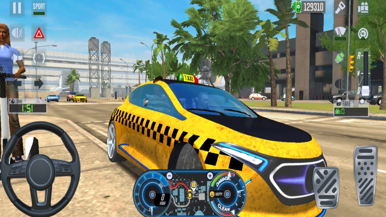 Indian Virtual New Taxi Car Simulation in 3D Taxi Sim 2024 Evolution ...