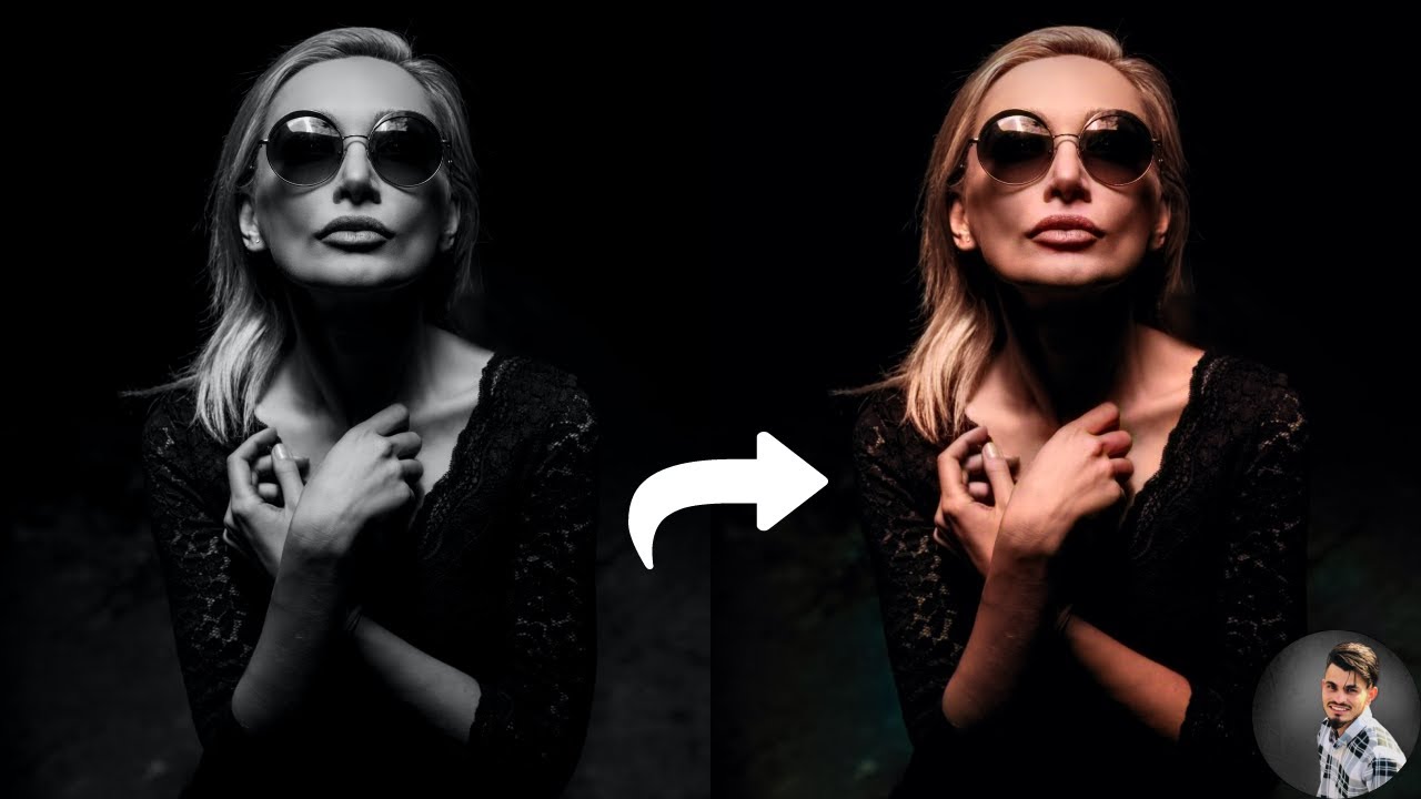 How to Turn Black and White Photos into Colored Masterpieces - YouTube