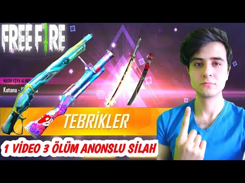 Türkiyede İLK! 3 tane ölüm anonslu silah çıkardık! | Free Fire