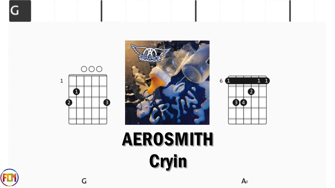 AEROSMITH Cryin FCN GUITAR CHORDS & LYRICS - YouTube