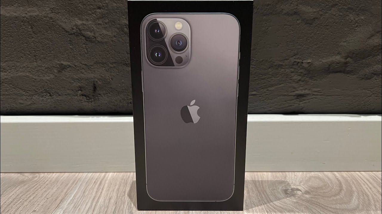 iPhone 13 Pro Max 256GB Graphite Unboxing - YouTube
