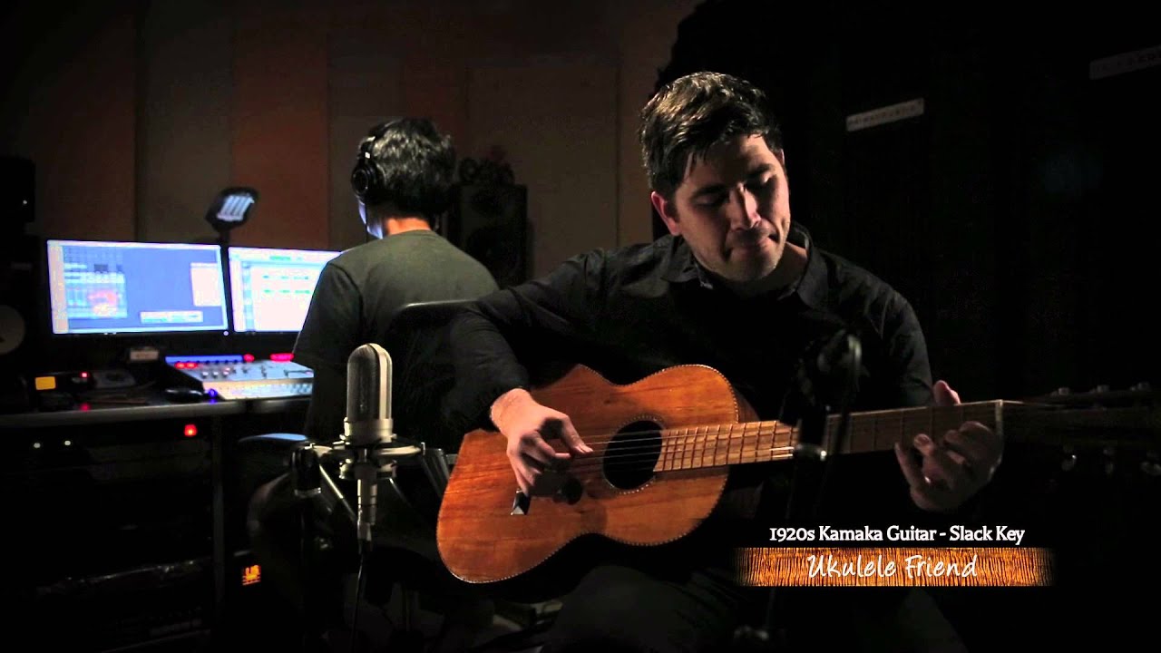 UKULELE FRIEND: Imua Garza and Circa 1920 Kamaka Guitar - Slack Key ...