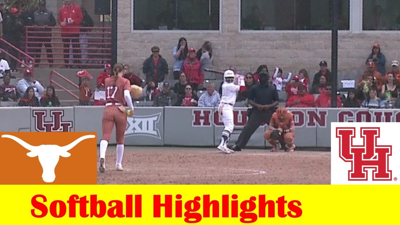 #1 Texas vs Houston Softball Game 3 Highlights, March 10 2024 - YouTube