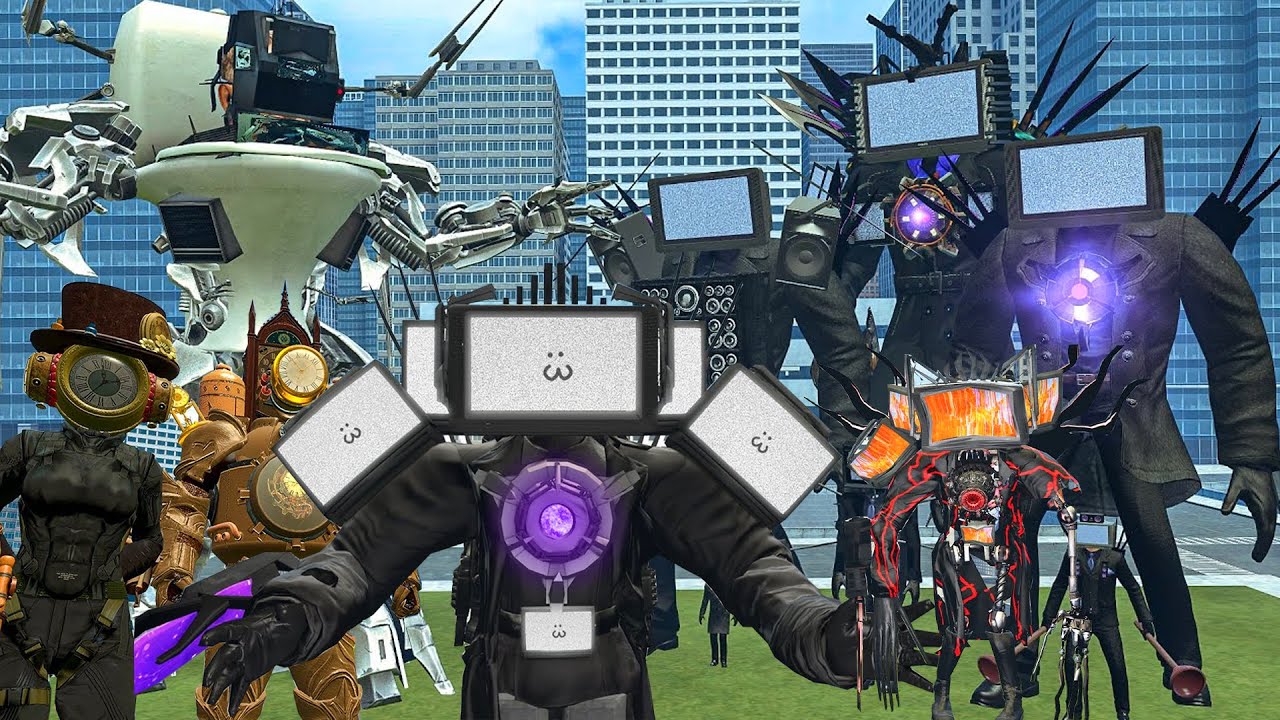 NEW CORRUPTED TITAN TV MAN SKIBIDI TOILET VS NEW UPGRADED TITAN ...