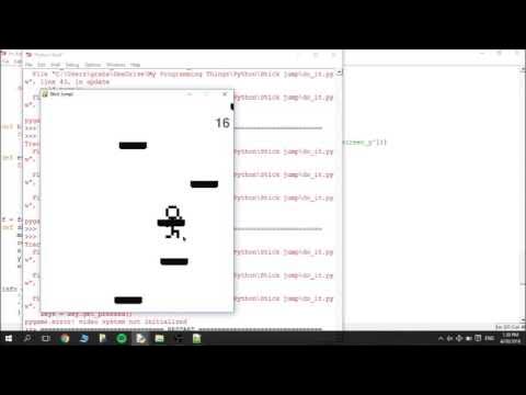 Stick Jump (Python, Pygame) - YouTube