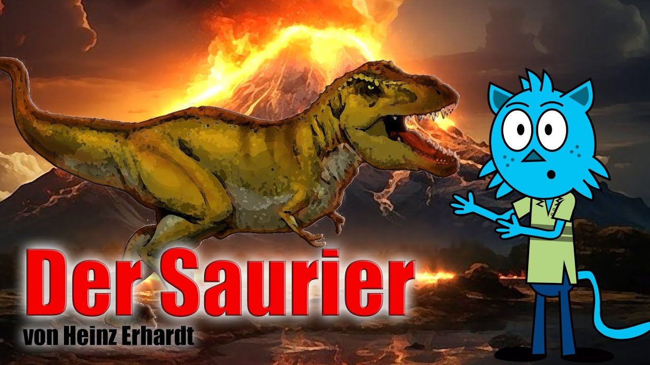 "Der Saurier" lustiges Gedicht von Heinz Erhardt #gedicht#cartoon# ...