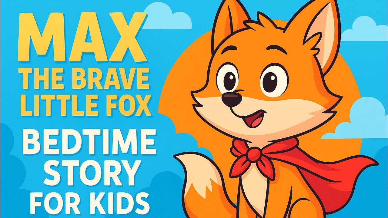 🔥 Max the Brave Fox 🦊 - Bedtime Hero Story for Kids - YouTube