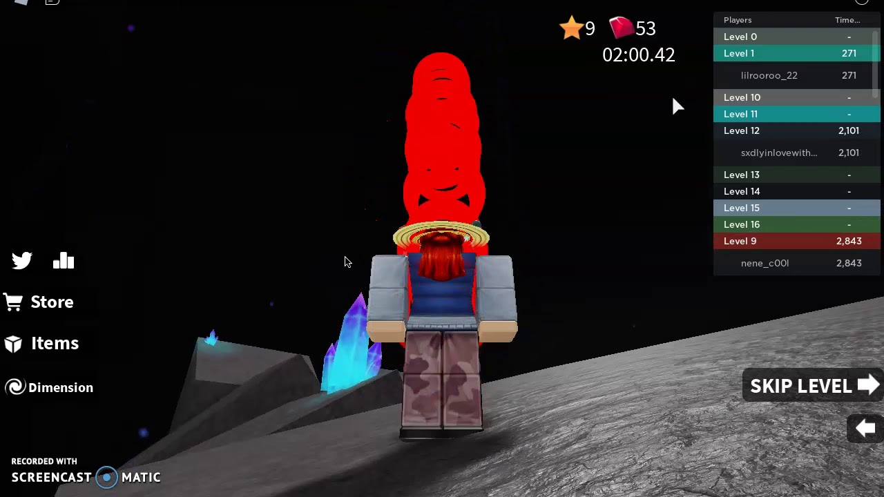 Noob again speed run player - YouTube