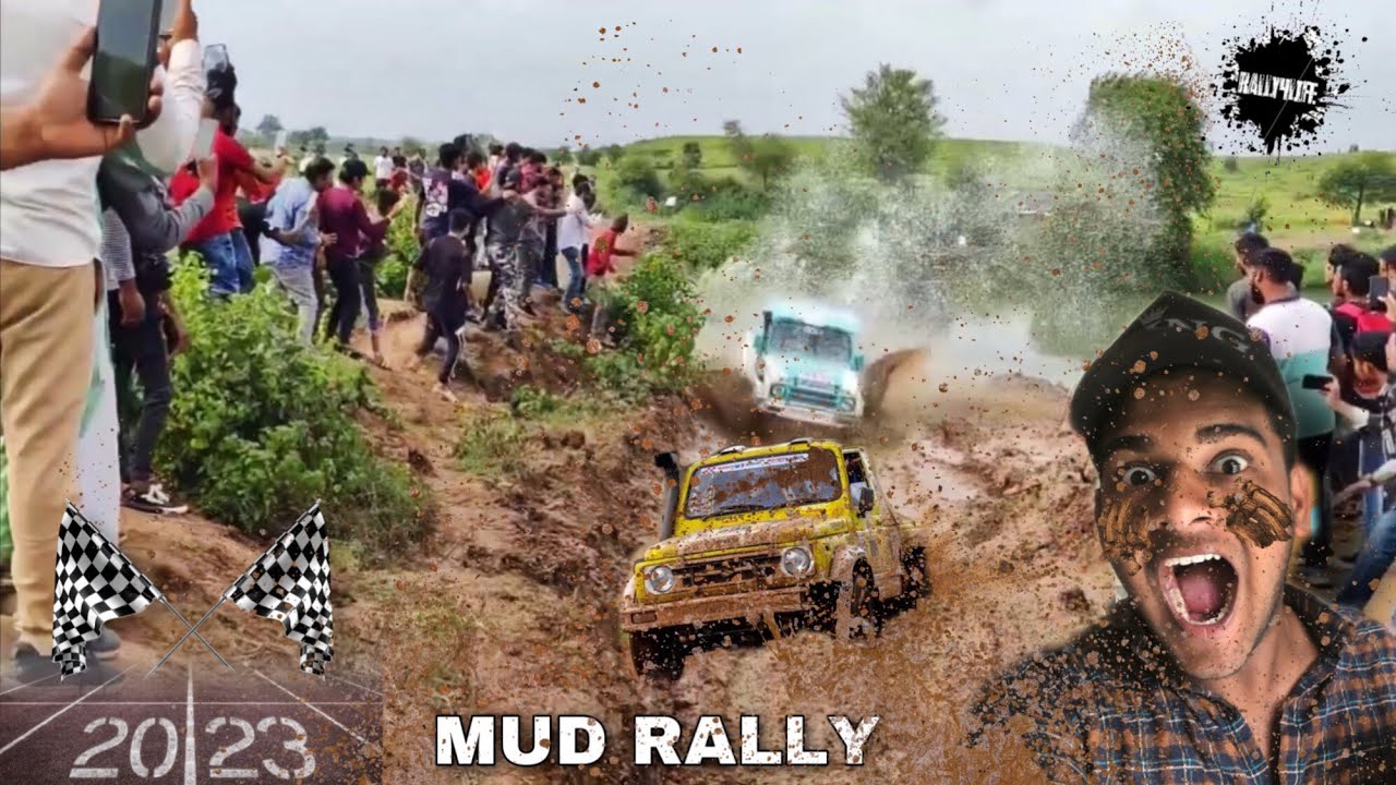 BHOPAL MUD RALLY CHALLENGE 🏁 | 😱#mudrace#gypsyrace#racing - YouTube