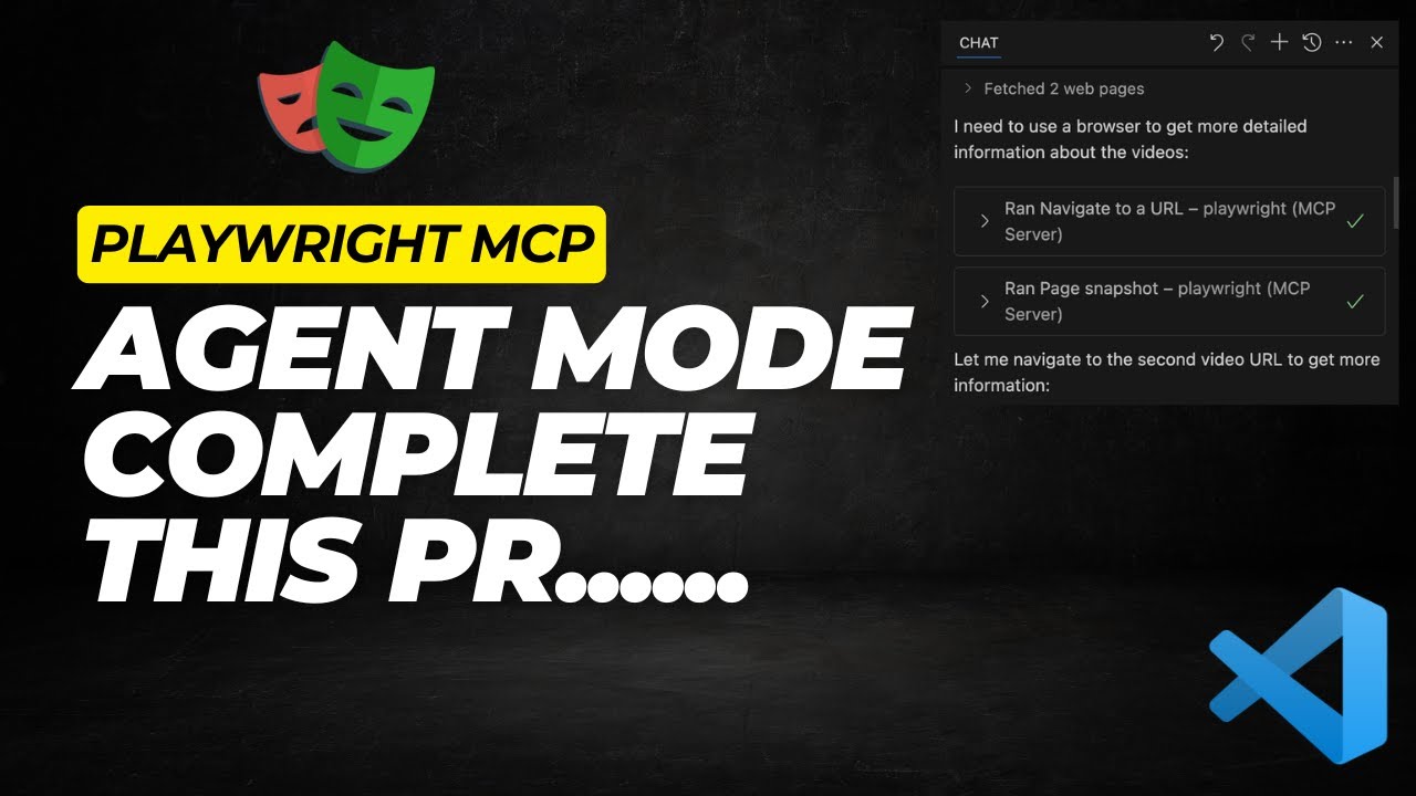 AI Agents + Playwright MCP: Extracting YouTube Data to help Auto-Complete Your PRs - YouTube