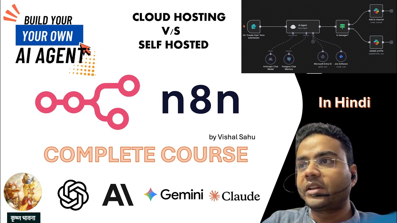 n8n Complete Tutorial for Beginners in Hindi | Build Your Custom AI ...